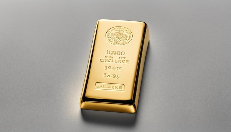 1 ounce gold bar